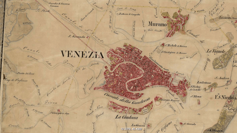 Mapire: ecco com'erano le città venete dell'800 nelle mappe asburgiche